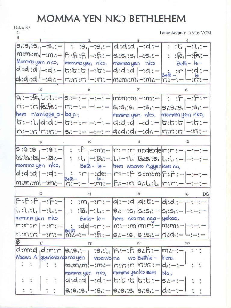 Momma yen nko Bethlehem (1) | PDF
