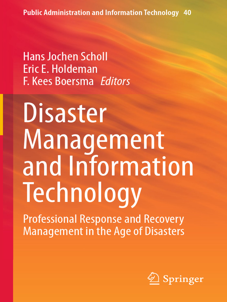 Disaster Management and Information Technology: Hans Jochen Scholl Eric ...