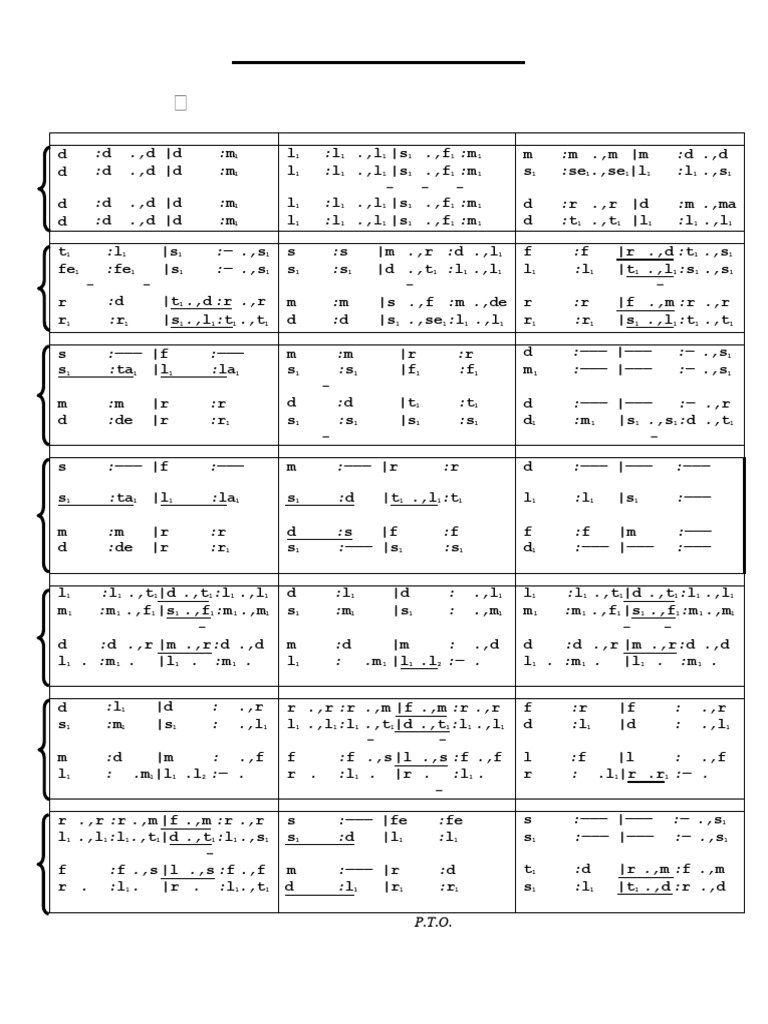 Rise Up and Build Solfa | PDF