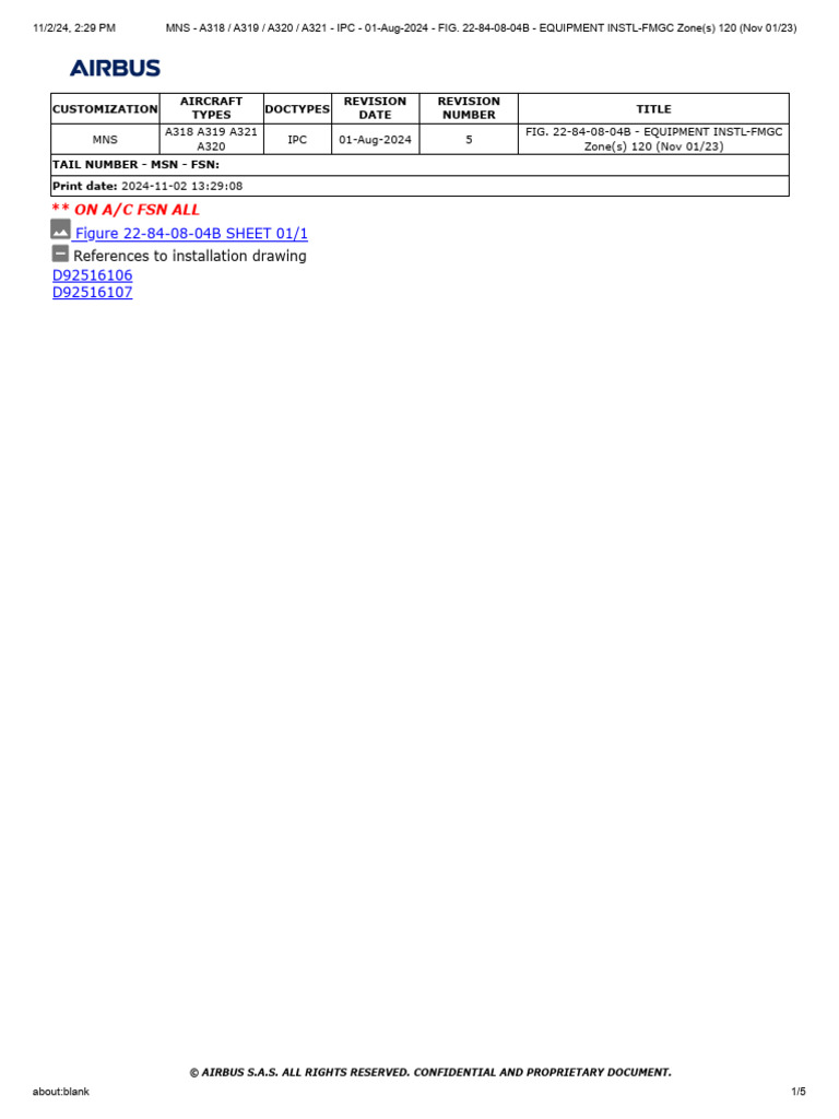 MNS - A318 _ A319 _ A320 _ A321 - IPC - 01-Aug-2024 - FIG. 22-84-08-04B - EQUIPMENT INSTL-FMGC ...