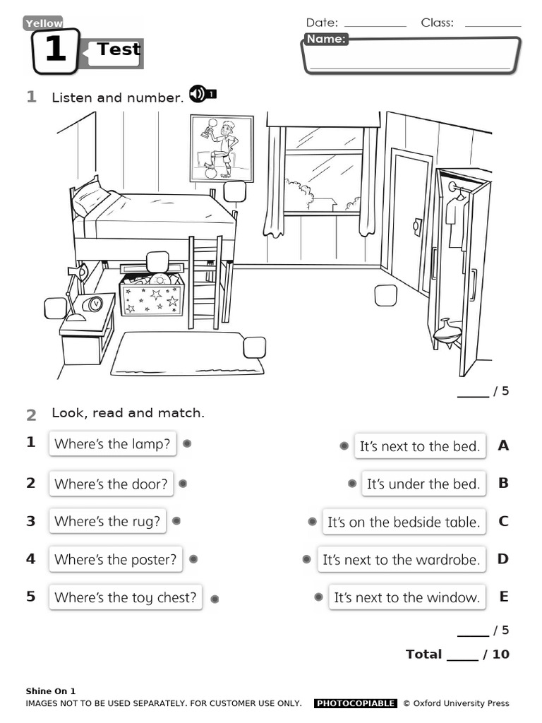 Shine_On_1_U1_Test_Yellow | PDF