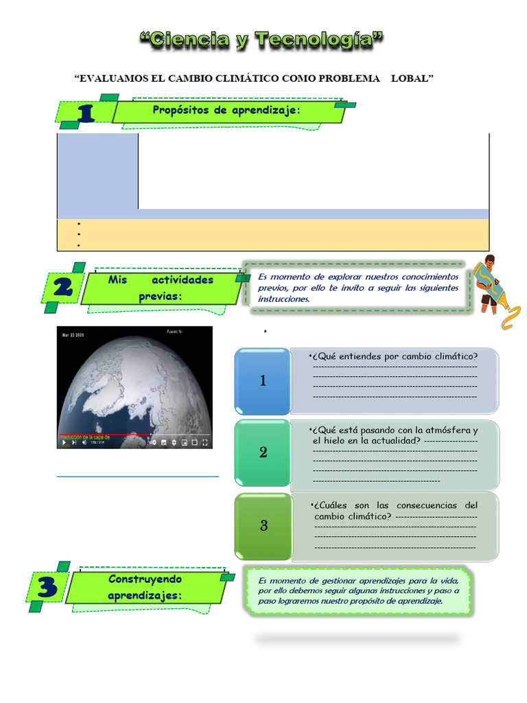 B-3º ACT 2-CYT-UND 8 Climatico | PDF | Gases de efecto invernadero | Atmósfera