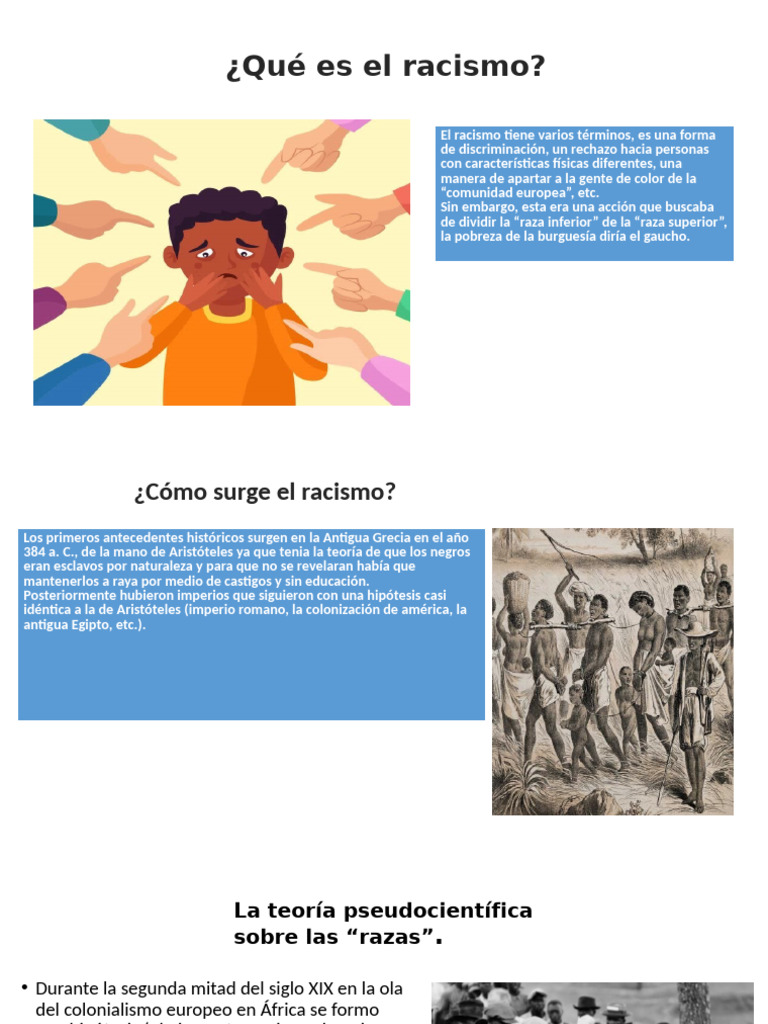 Qué Es El Racismo | PDF | Racismo | Discriminación y relaciones raciales