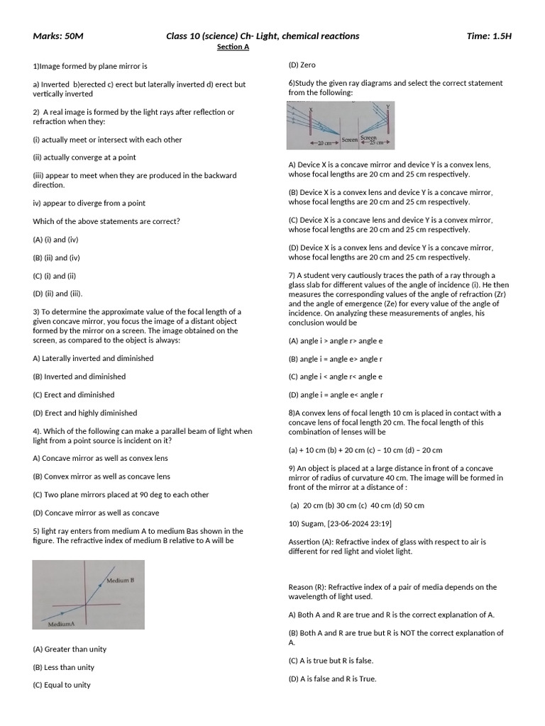 13 | PDF | Mirror | Electrodynamics