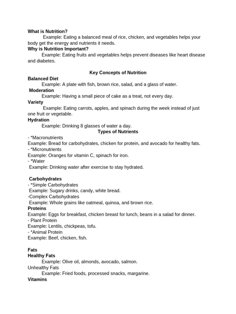 Essential Nutrition Guide | PDF