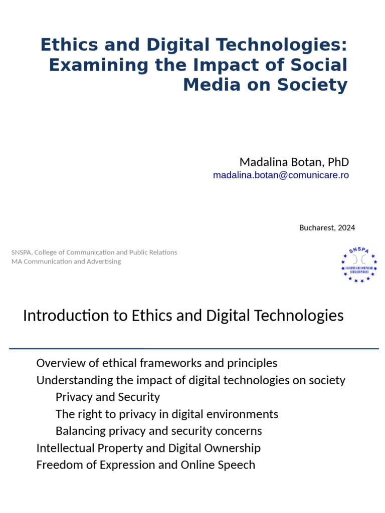 Ethical Dilemmas_2024 | PDF | Social Media | Popular Culture & Media ...