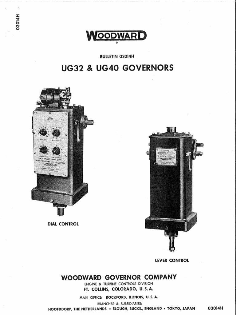 Gobernador Goodward Ug-40 | PDF