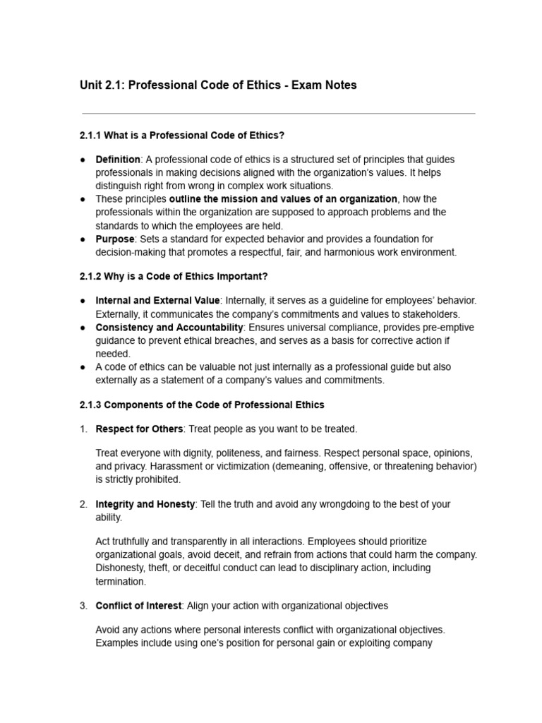 Module 2 | PDF | Employment | Conflict Of Interest