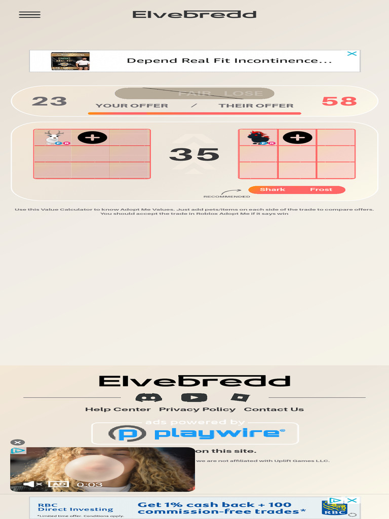 Adopt Me Trade Value Calculator | PDF