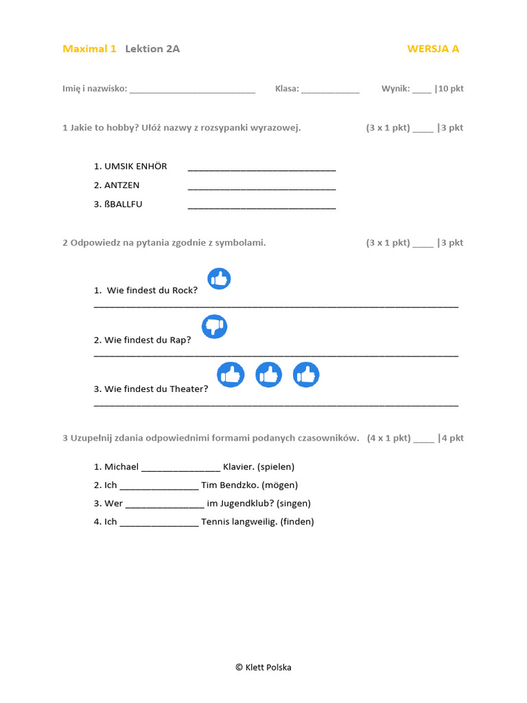 Maximal 1 Lektion 2A | PDF