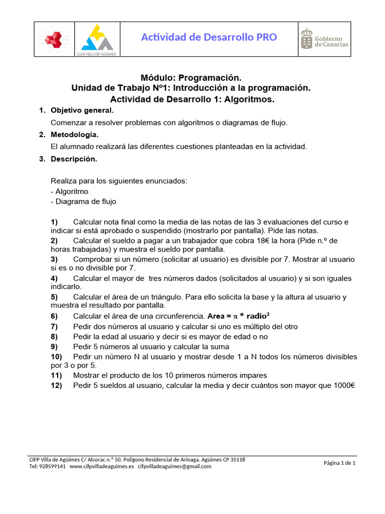 Introducción a Algoritmos Básicos | PDF