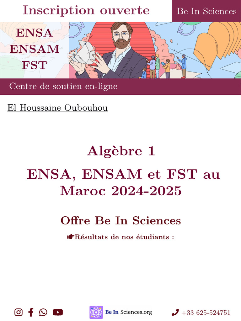 Algèbre 1 Révision 2024. | PDF