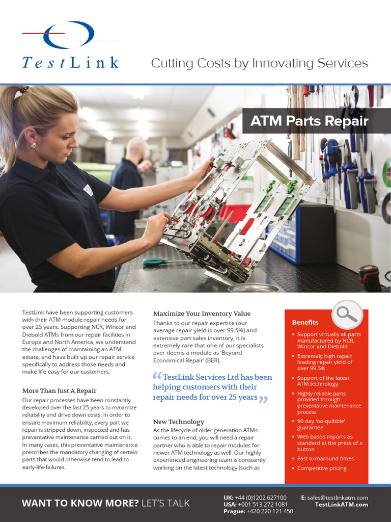 ATM-Parts-Repair-Fact-Sheet-(Digital) | PDF | Automated Teller Machine ...