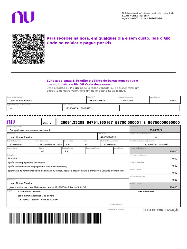 Boleto Impre | PDF | Bancos | Pagamentos