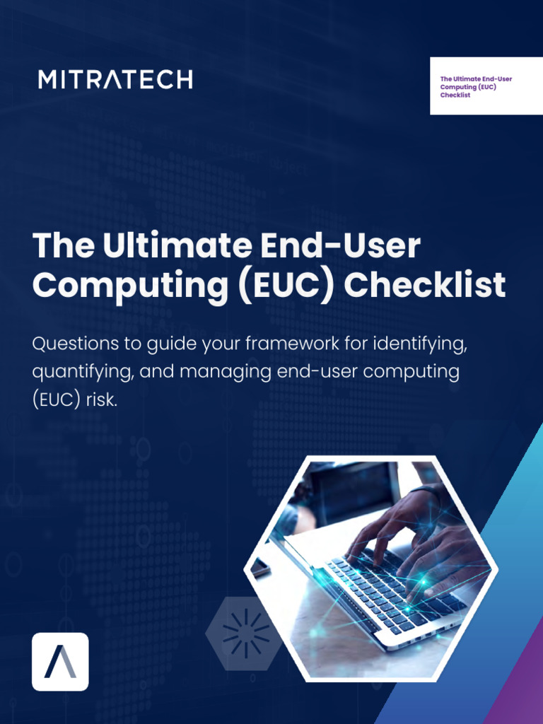 Euc End User Computing Checklist | PDF | Spreadsheet | Microsoft Excel