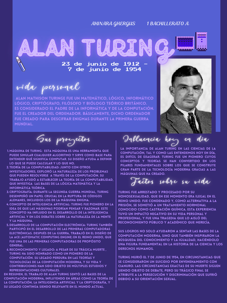Alan Turing | PDF | Alan Turing | Ciencias de la Computación
