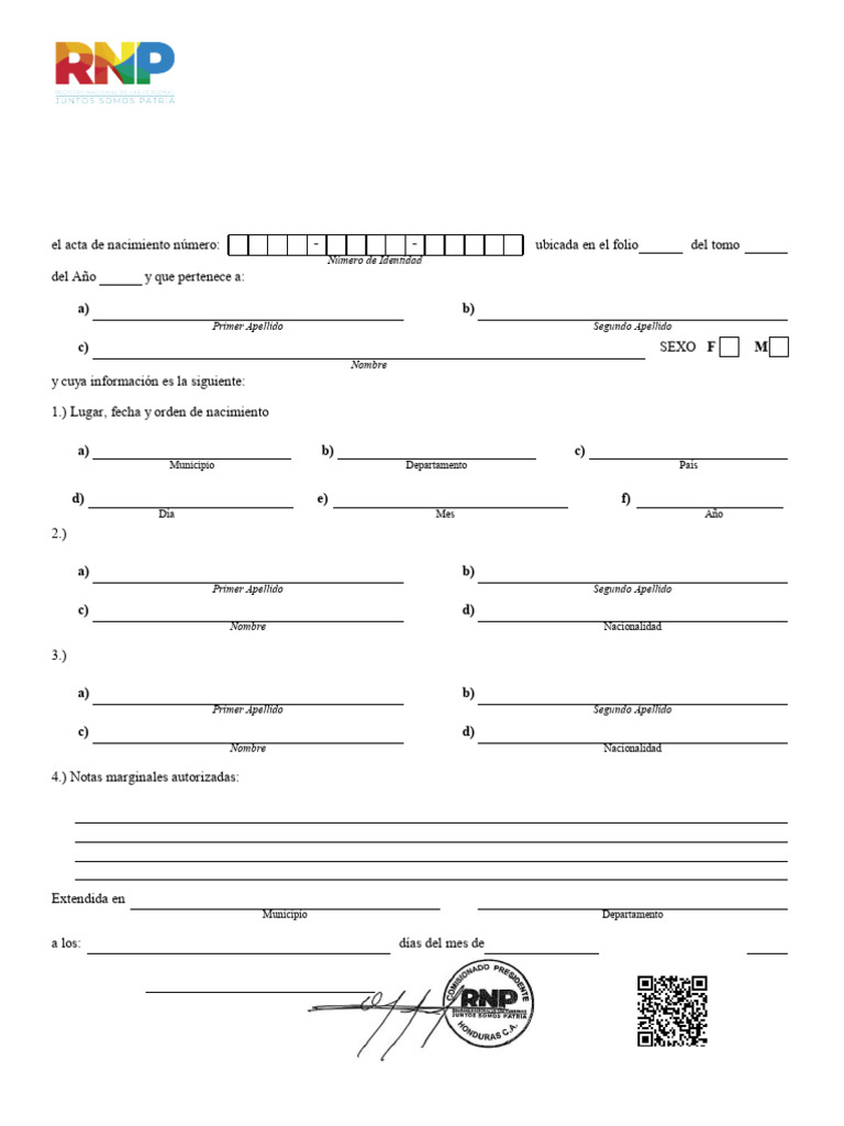 SIN RNP Acta Nac 5-20240815 092856 | PDF | Gobierno