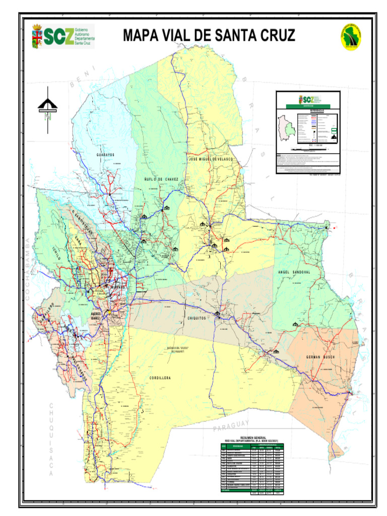 Mapa Vial SC (Ene 22) | PDF