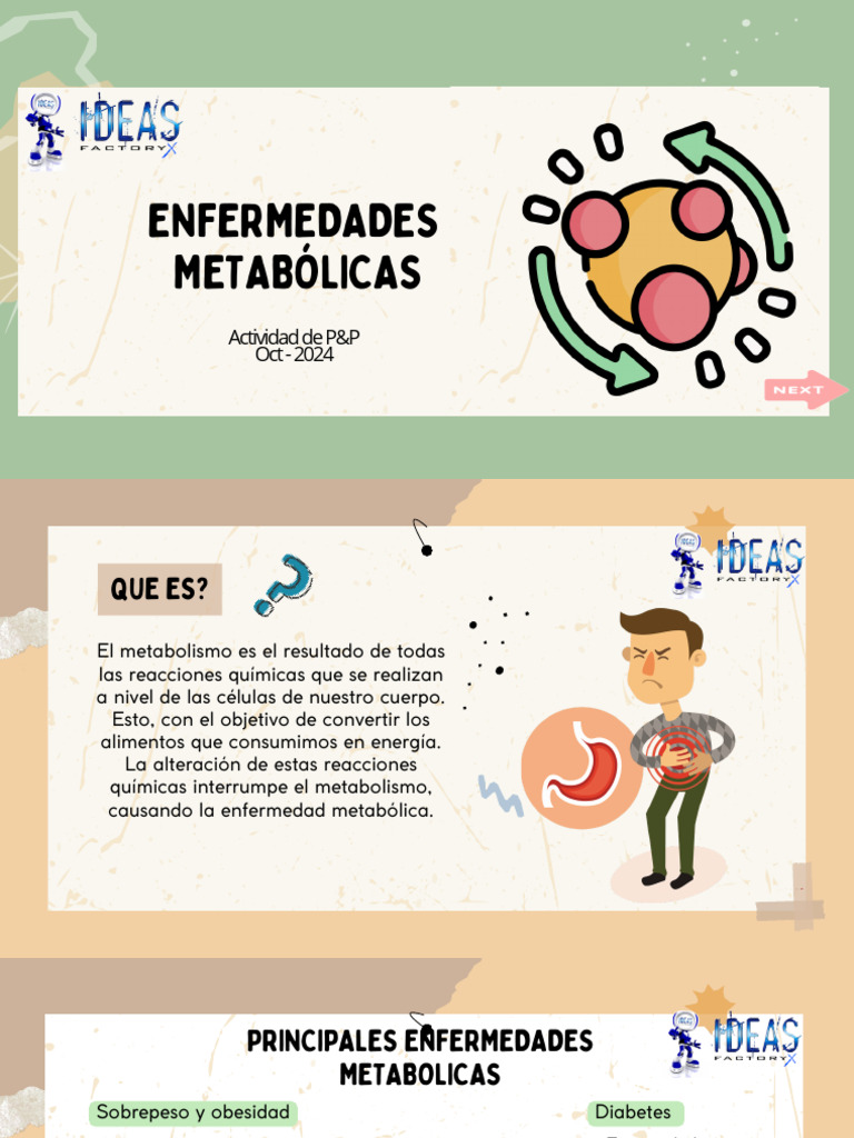 Enfermedades Metabolicas OCt - PYP | PDF | Obesidad | Metabolismo