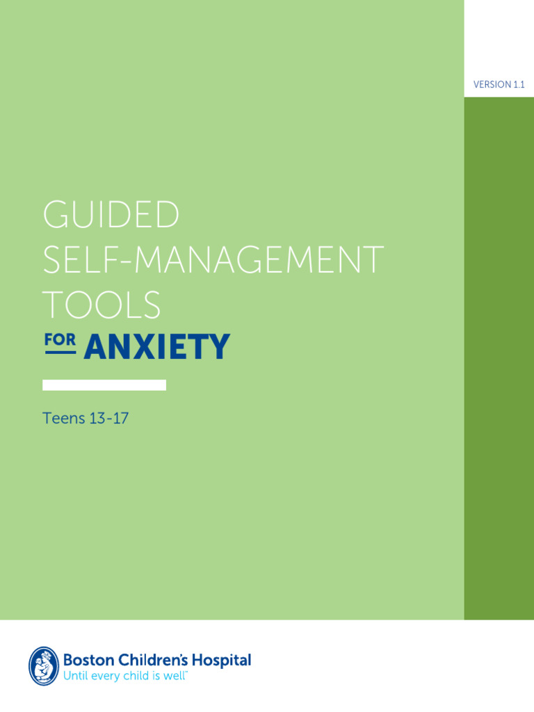 CN Guided Self Management Tools For Anxiety Teens 13 17 2 | PDF ...