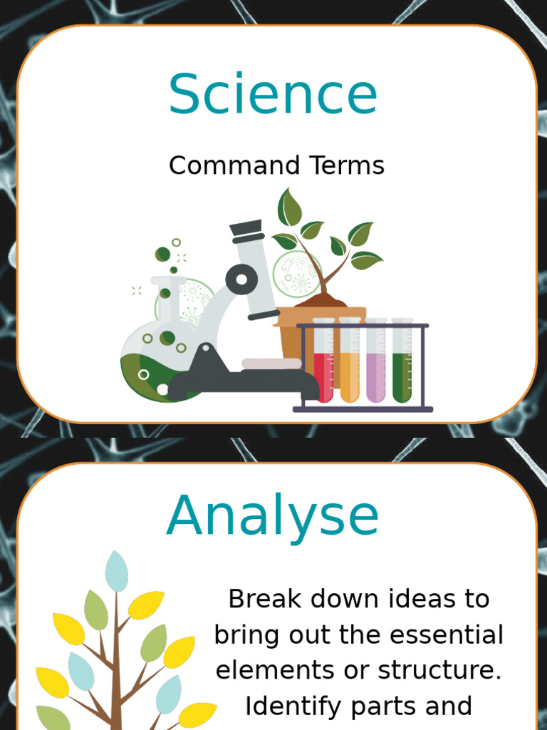 Science Command Terms | PDF | Information | Reason
