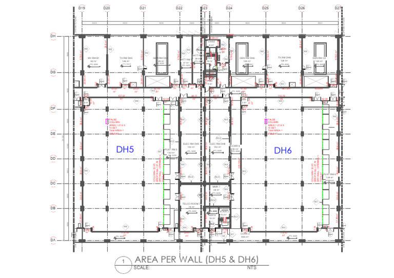 2024-08-13 Area Per Wall DH5 & DH6 Option 2 | PDF
