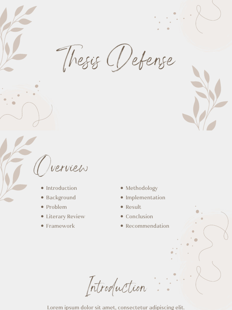 Beige Aesthetic Neutral Thesis Defense Presentation.pdf | PDF