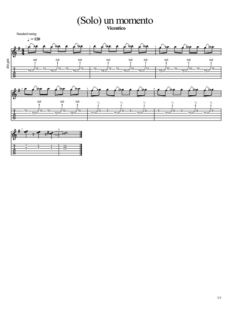 Solo Un Momento | PDF