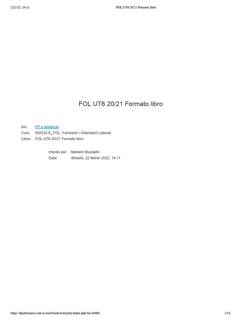 FOL UT6 20 - 21 Formato Libro | PDF | Combustibles | Contaminación