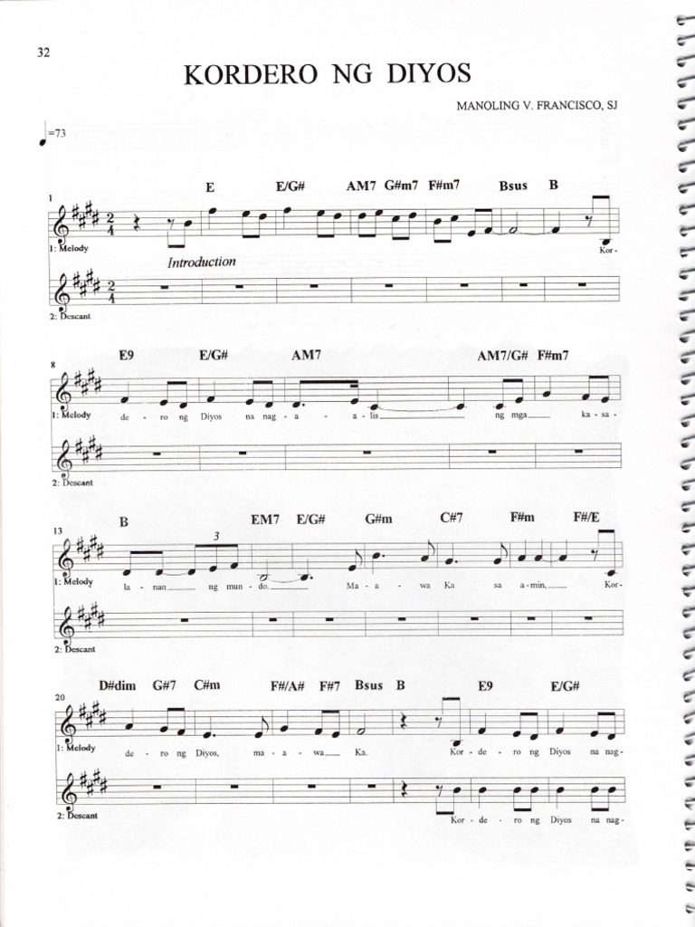 Kordero NG Diyos Francisco | PDF