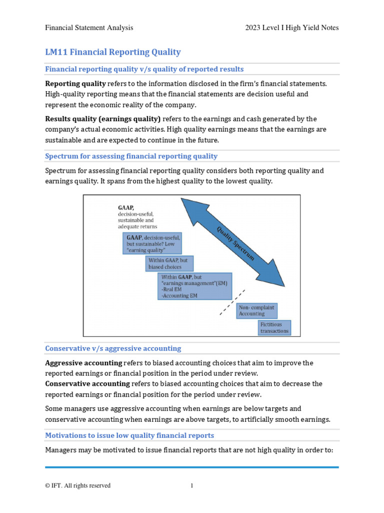 L1 FS11 High Yield Notes | PDF | Depreciation | Revenue