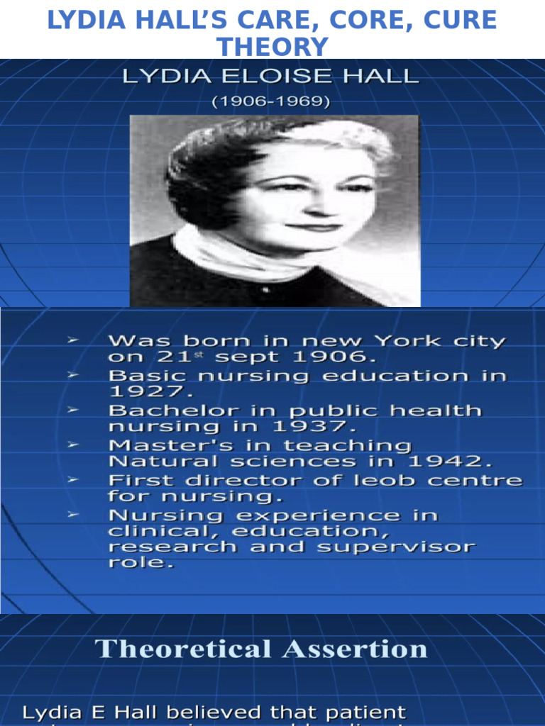 Lydia Halls Care Core Cure Theory | PDF