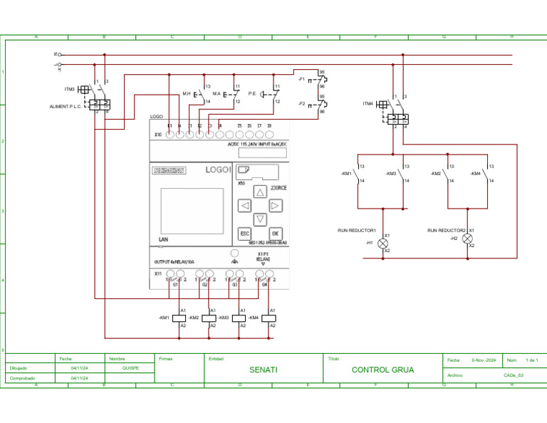 Control Grua Portica 1 | PDF