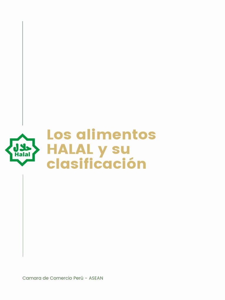Clasificación de Alimentos HALAL | PDF | Alimentos