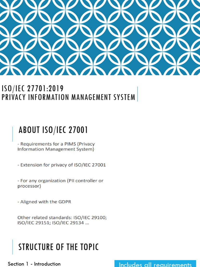 Iso 27701-2019 | PDF