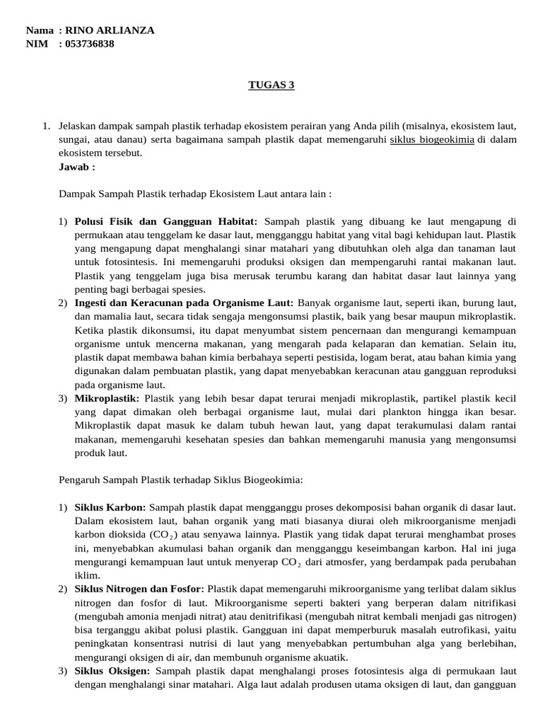 anza-ekologi-tugas3 | PDF