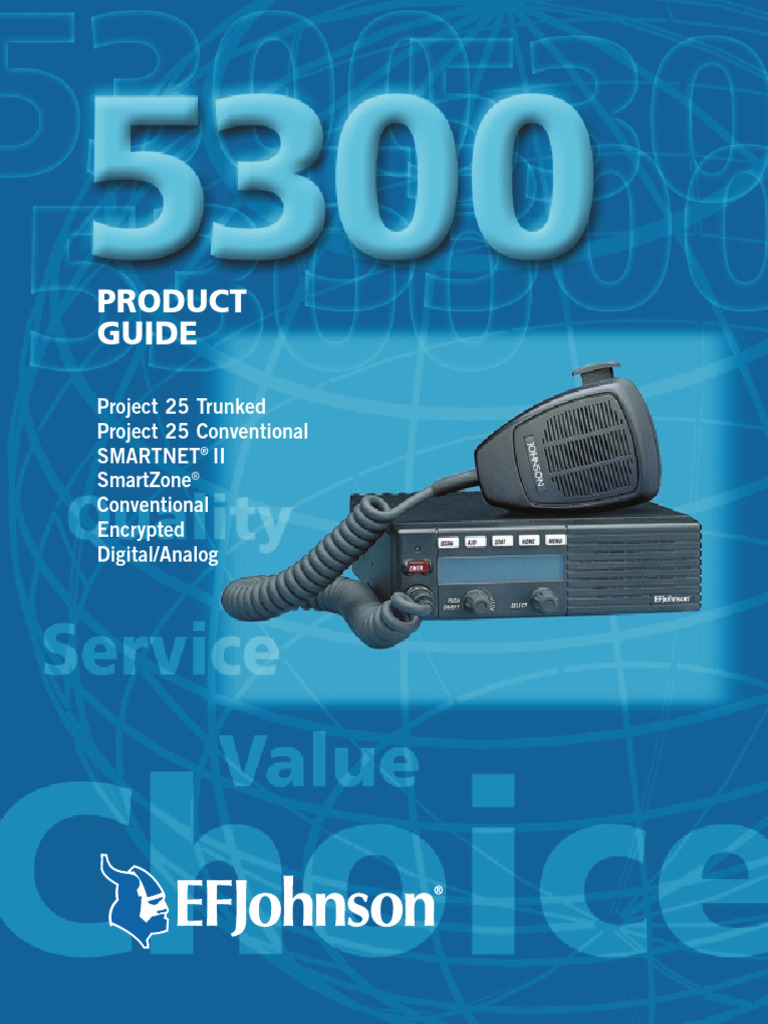 EF Johnson 5300 Guide | PDF | Radio | Information And Communications ...