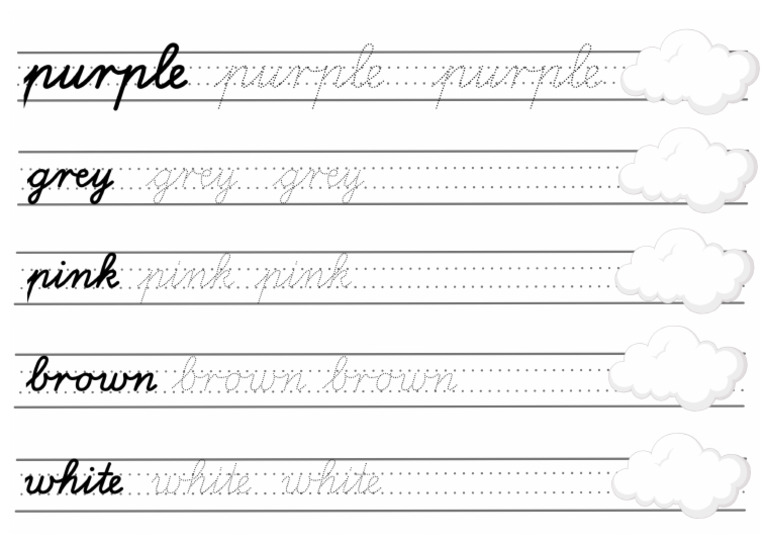 Dotted Handwriting Lines | PDF