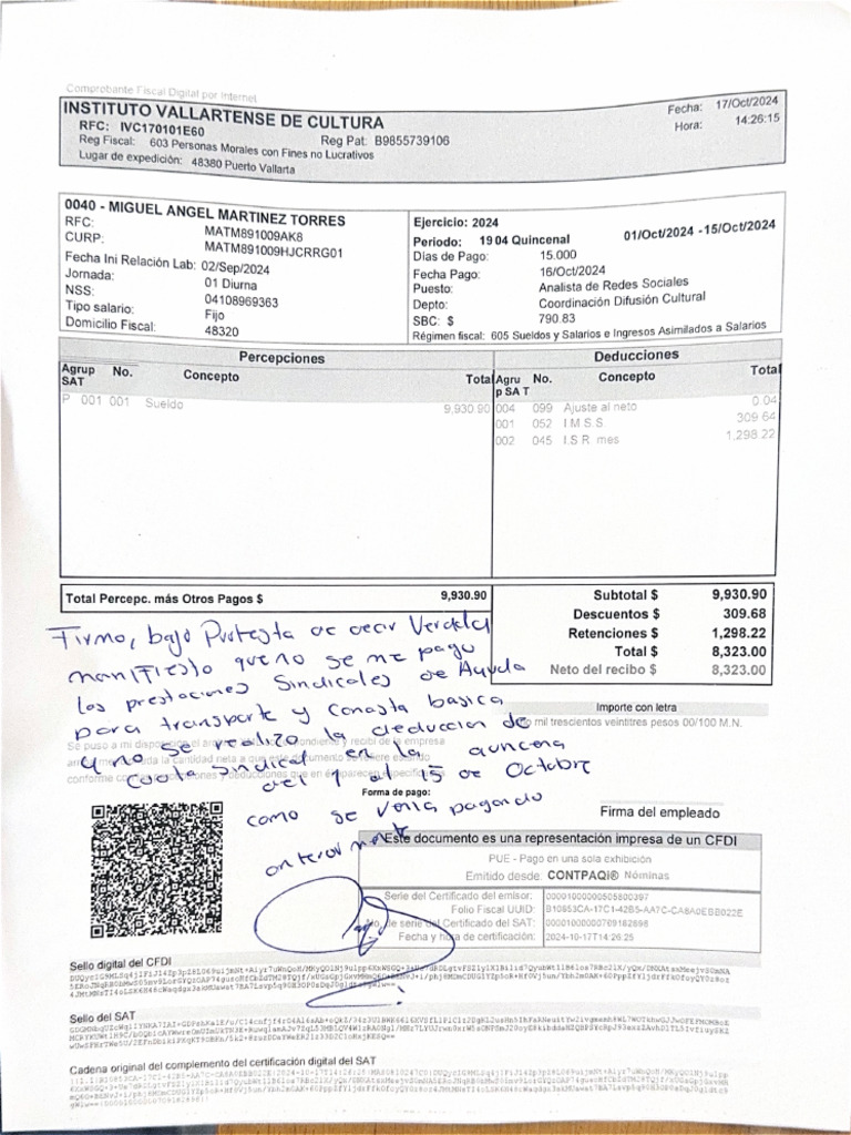 Comprobante Fiscal Digital Por Internet | PDF