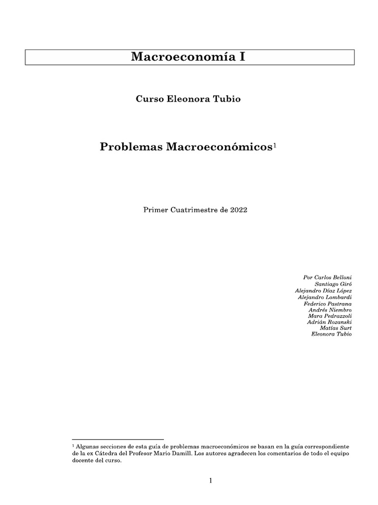 Macroeconomía Introducción | PDF