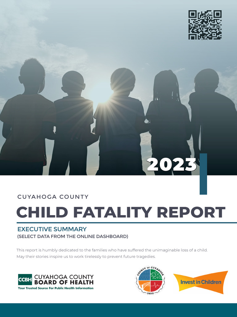 2023 Cuyahoga County Child Fatality Report Executive Summary | PDF ...