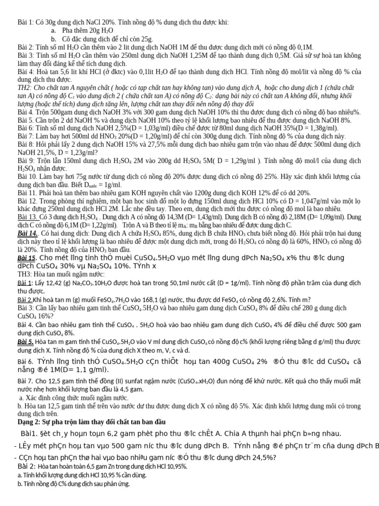 on tap nong do dung dich | PDF