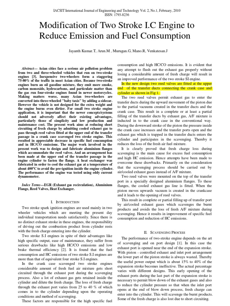 2t Engine | PDF | Internal Combustion Engine | Piston