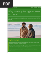 J417 Trustee Acceptance Form | PDF | Trustee | Common Law