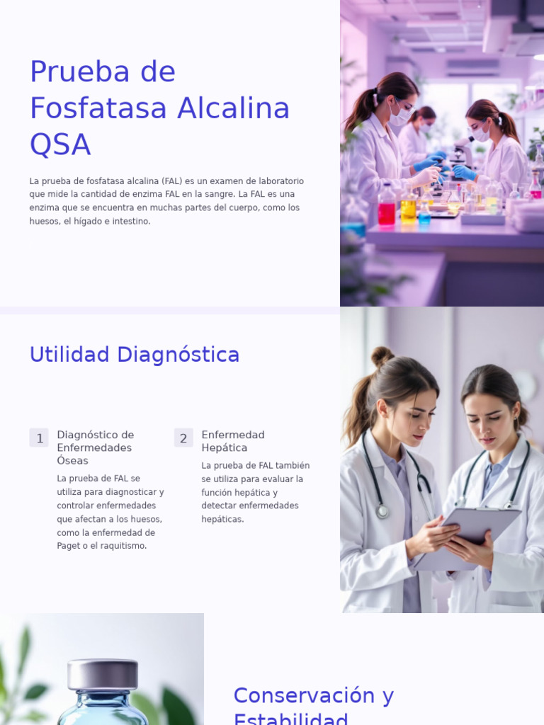 Prueba de Fosfatasa Alcalina QSA | PDF | Laboratorios | Enfermedades y trastornos