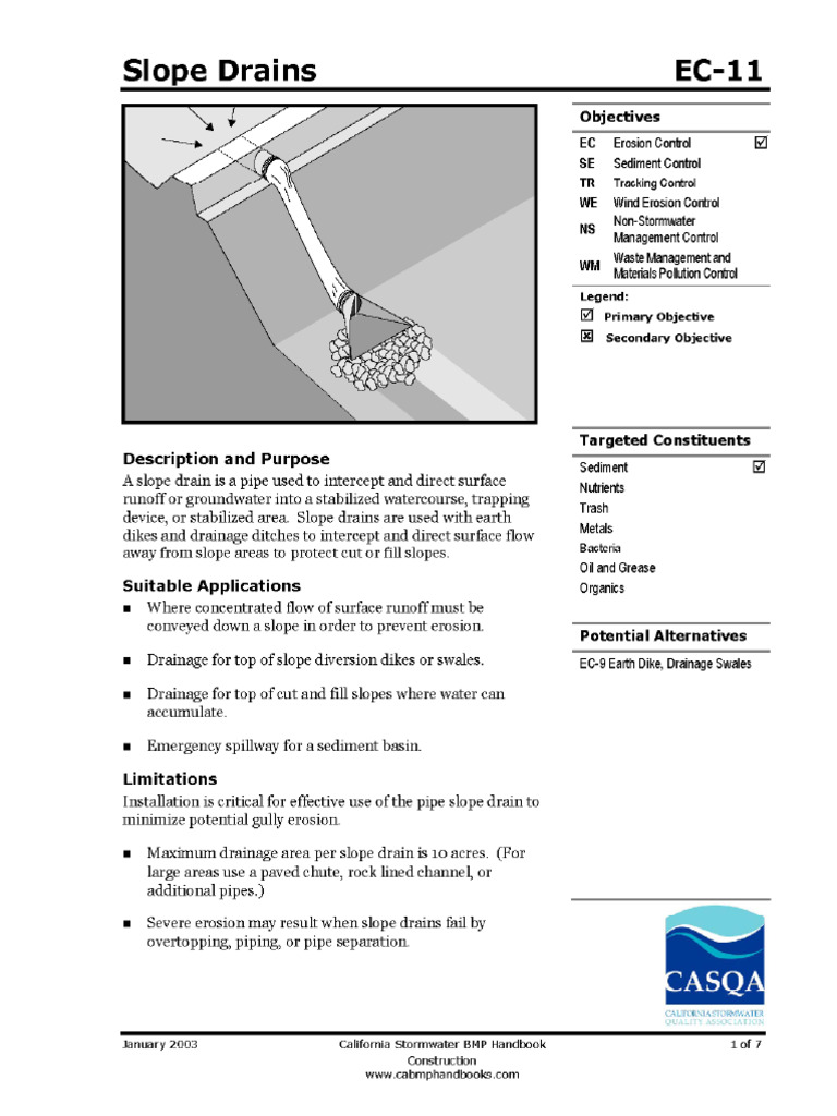 Slope Drains (PDF) (1) | PDF