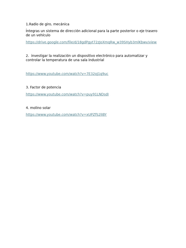 Ejemplos de Proyectos | PDF