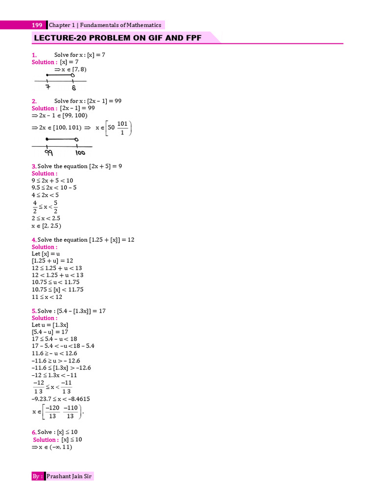 1. Fundamentals of Mathematics L-20 | PDF | Mathematics | Mathematical ...
