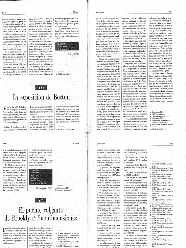 Marti, La Expo de Boston | PDF