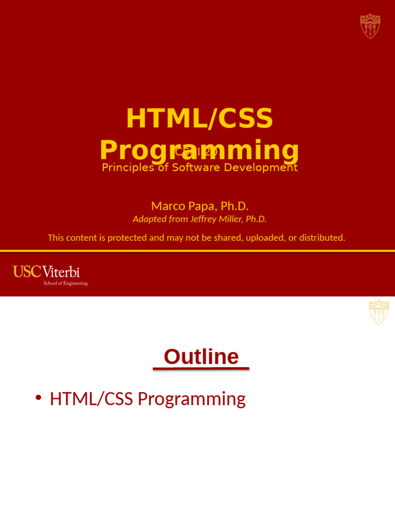 HTMLCSS Programming | PDF